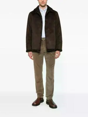 Incotex Pleated Corduroy Trousers