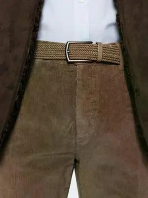 Incotex Pleated Corduroy Trousers