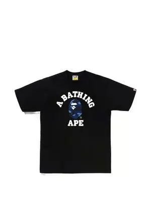 A BATHING APE Color Camo College T-shirt