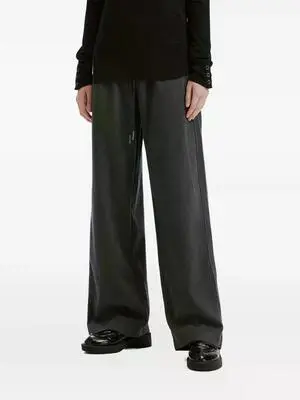 TOUT A COUP Drawstring-waist Wide-leg Track Pants