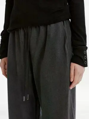 TOUT A COUP Drawstring-waist Wide-leg Track Pants