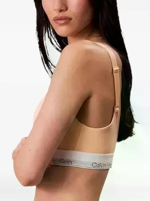 Calvin Klein Logo-tape Cotton Bralette