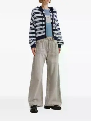 TOUT A COUP Zip-up Hooded Cardigan