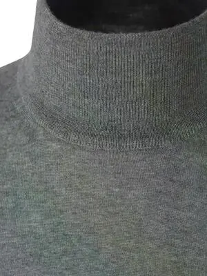 Canali Wool High-neck Sweater - Grey