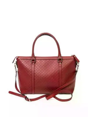 Gucci Microguccissima Leather Tote Bag