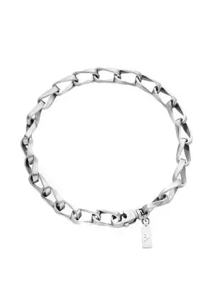 Emporio Armani Stainless-steel Chain Necklace - Silver