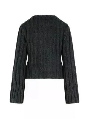 Khaite Janis Ribbed-knit Cardigan