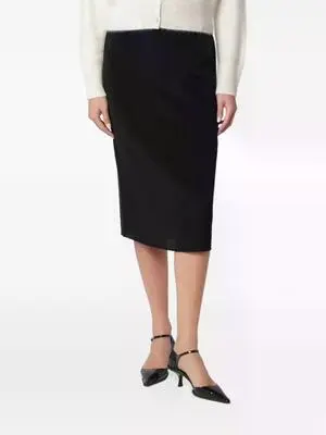 Almada Label Cia Midi Skirt - Black