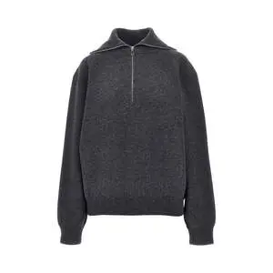 RÓHE Wool And Cashmere Half-zip Sweater
