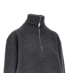 RÓHE Wool And Cashmere Half-zip Sweater