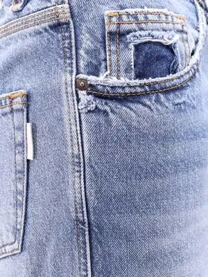 NUMERI 123456789 Distressed Cotton Jeans