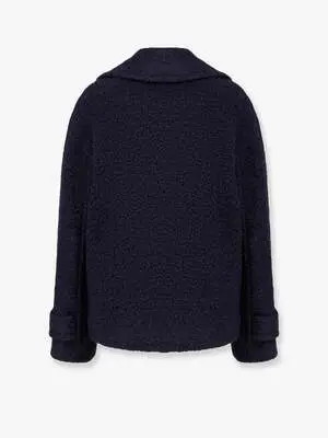 Tagliatore Sheila Alpaca And Virgin Wool Peacoat