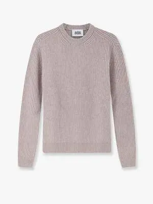 Alpha Studio Virgin Wool And Cashmere Sweater - Beige
