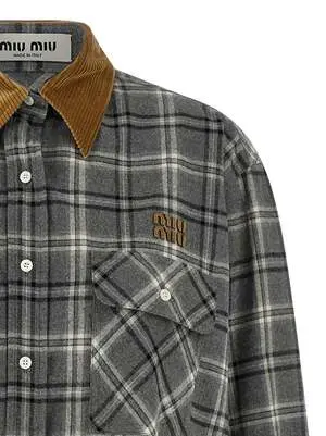Miu Miu Check Shirt