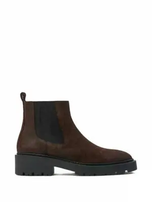 Bimba Y Lola Chocolate-colored Leather Boots - Brown