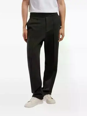 MACRON Asher Front-crease Track Pants - Black