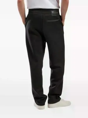 MACRON Asher Front-crease Track Pants - Black