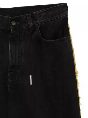 ANN DEMEULEMEESTER Frayed-detail Straight-leg Jeans