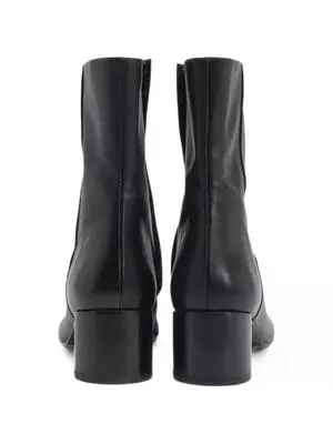 Bimba Y Lola Leather Ankle Boots With Heel