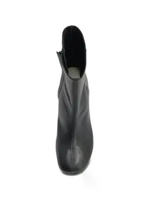 Bimba Y Lola Leather Ankle Boots With Heel