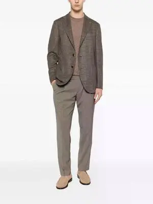 LATORRE Single-breasted Blazer - Brown