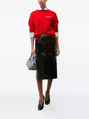 Tory Burch Patent Leather Skirt