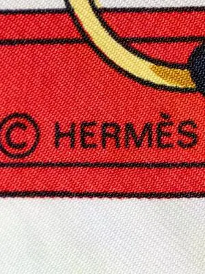 Hermès Eperon D'or Silk Scarf