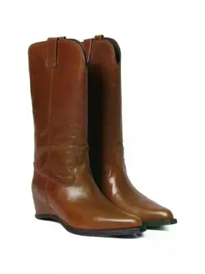 PALOMA BARCELO Gale Pointed-toe Wedge Boots