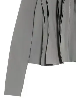 LITKOVSKA Ruffled Zip-up Top
