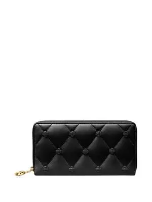 Tory Burch Bunny Knot Zip Continental Wallet - Black