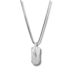 Tateossian Automobili Lamborghini Miniature Necklace In Sterling - Silver