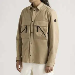 Moncler Brushed Cotton Cargo Shirt