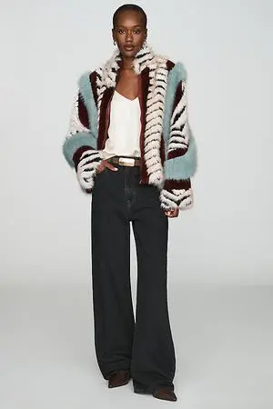 AZALEA WANG Ez Faux Fur Jacket