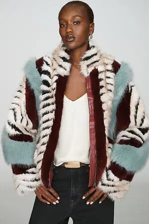AZALEA WANG Ez Faux Fur Jacket