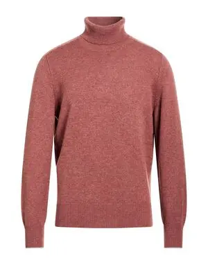 Brunello Cucinelli Turtleneck Rust Size Cashmere - Red