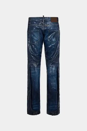 Dsquared2 Dark Iced Paillettes Ski Jeans