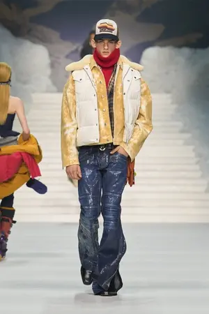 Dsquared2 Dark Iced Paillettes Ski Jeans