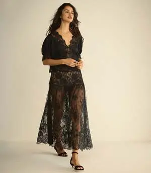 DÔEN Idella Silk Satin Top