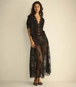 DÔEN Idella Silk Satin Top
