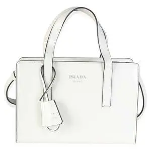 Prada Spazzolato Re-edition 1995 Double Handle Bag