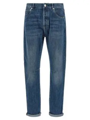Brunello Cucinelli Leisure Fit' Denim Jeans - Blue