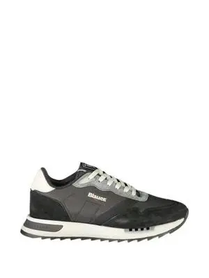 BLAUER. Panelled Ryder Sneakers - Black