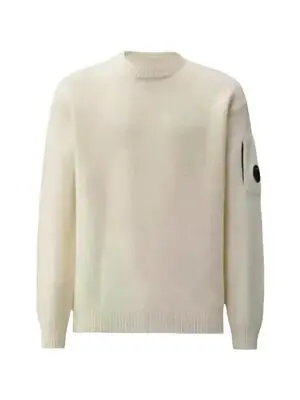 C.P. COMPANY Wool/nylon Stretch Lens Crew-neck Sweater