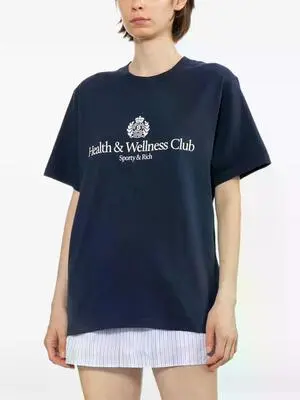Sporty & Rich Logo-print T-shirt
