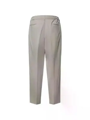 BE ABLE Pleated Tapered Trousers - Neutrals