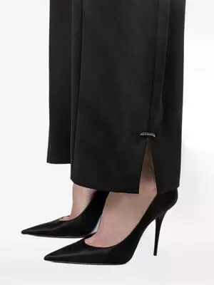 NISSA Wool Blend Barrel-leg Pants