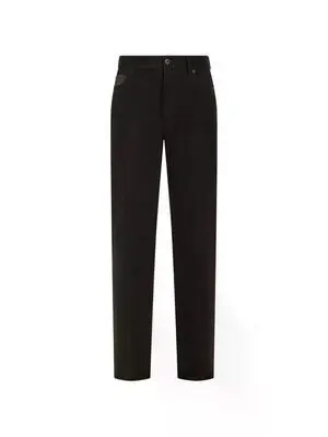 FERRAGAMO Five-pocket Trousers - Brown