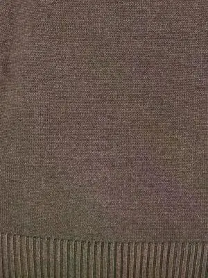 AROVESCIO Ribbed-trim Crew-neck Sweater - Brown