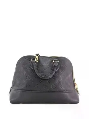 LOUIS VUITTON Neo Alma Handbag Monogram Empreinte Leather Pm Shoulder Bag - Black