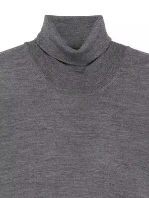 FILERIA Roll-neck Knitted Sweater - Grey